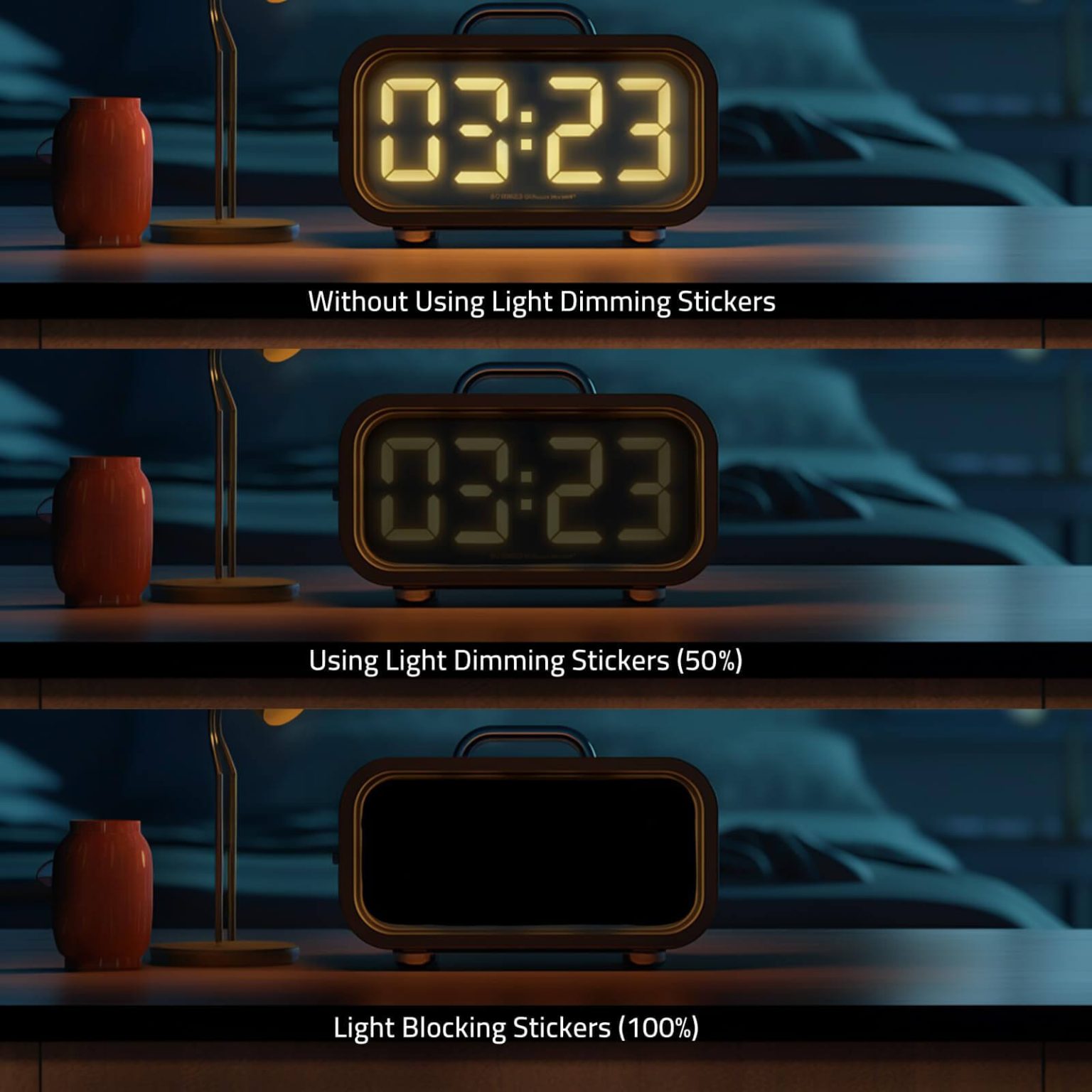 Ultimate LED Light Blocking Stickers - Eliminate Annoying Lights