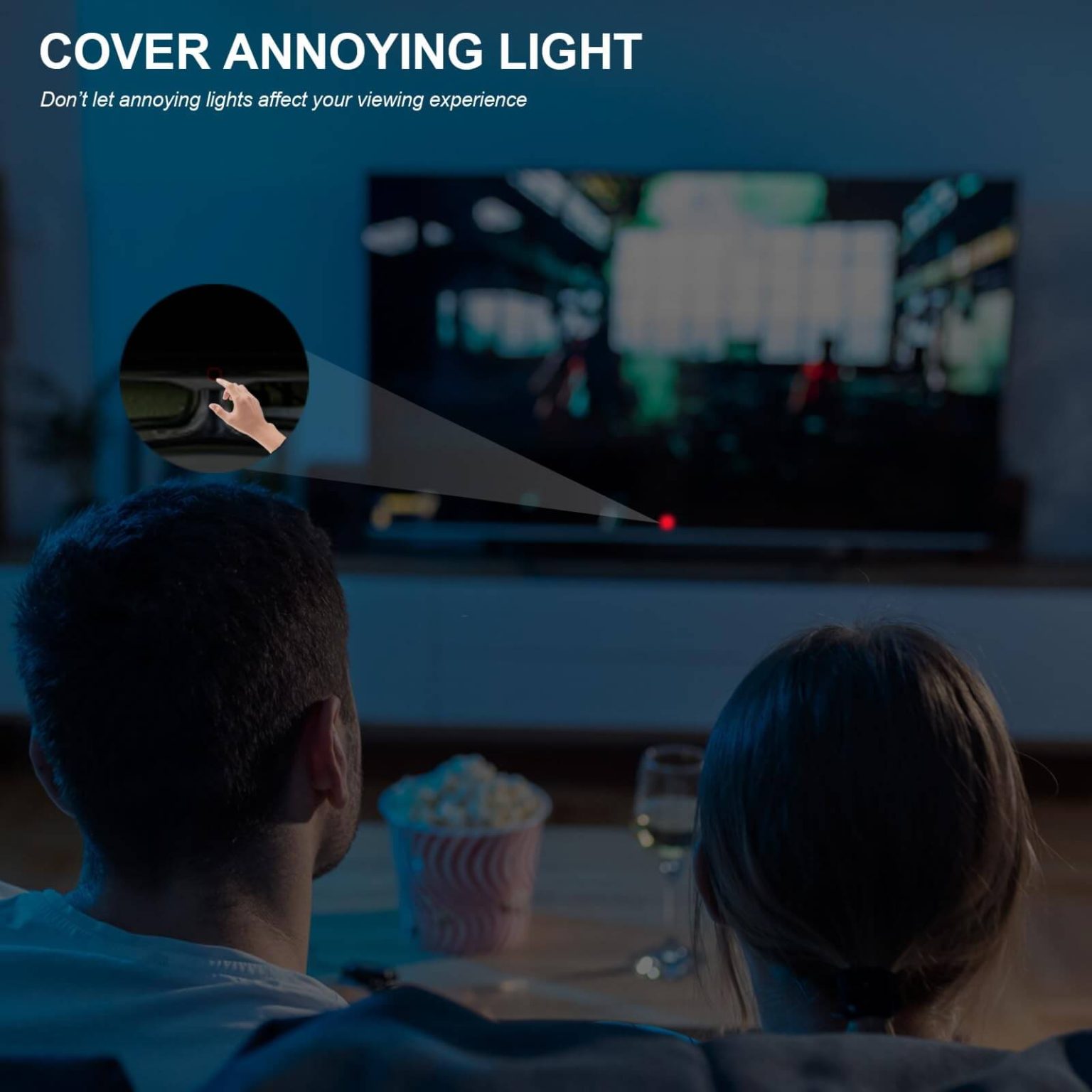 Ultimate LED Light Blocking Stickers - Eliminate Annoying Lights